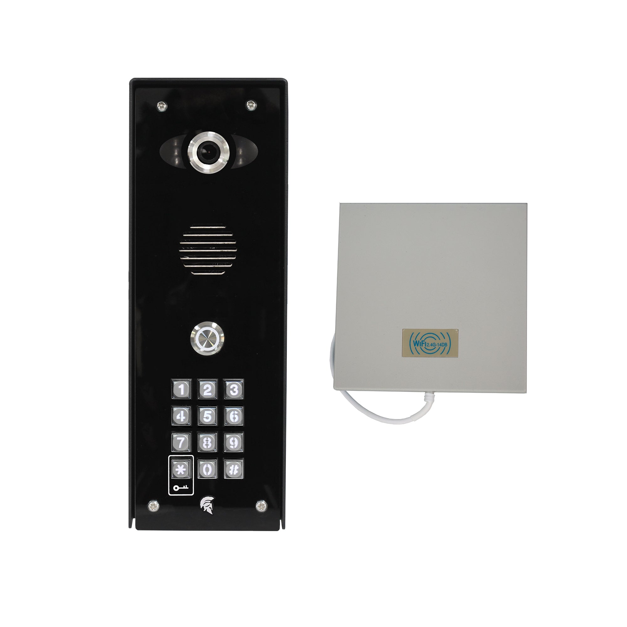 AES: IP Video in Imperial Black Keypad – ASD Trade Direct